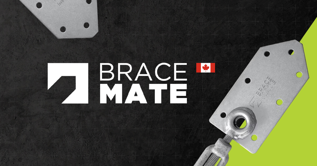 BraceMate Canada - Engineered Adjustable Reusable Wall Bracing